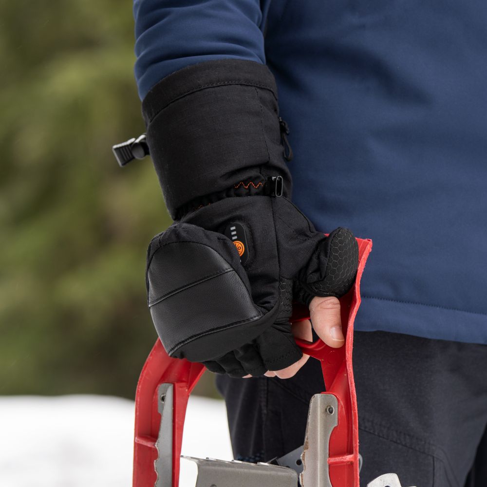 Unisex Heated Flip Top Mittens | Water & Wind Resistant | ororo® Canada ...